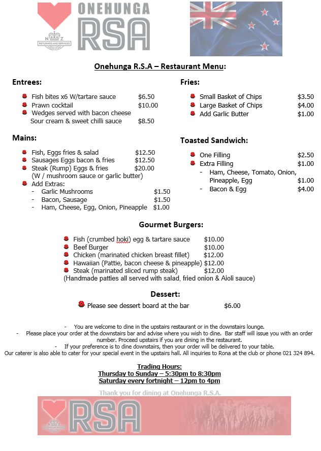 Restaurant | One Hunga RSA